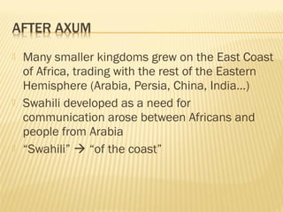 Kingdoms and trading_states_of_africa | PPT