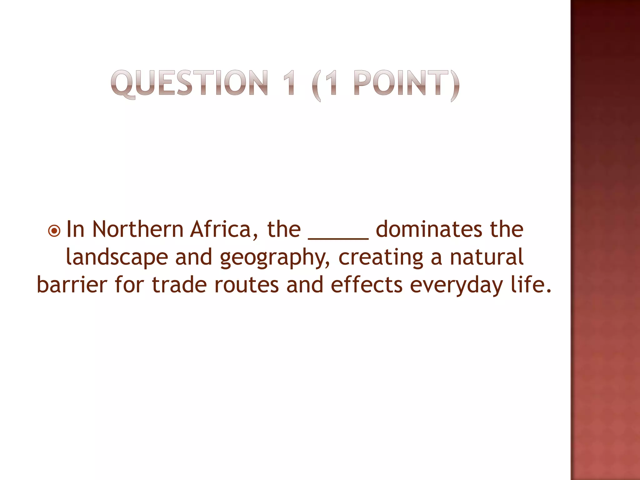 Kingdoms and trading states of africa review | PPTX