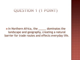 Kingdoms and trading states of africa review | PPTX | Africa Travel ...