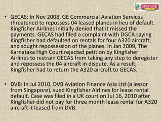 Kingfisher Airlines Crisis | PPTX