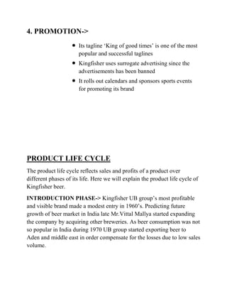 Kingfisher beer | DOCX