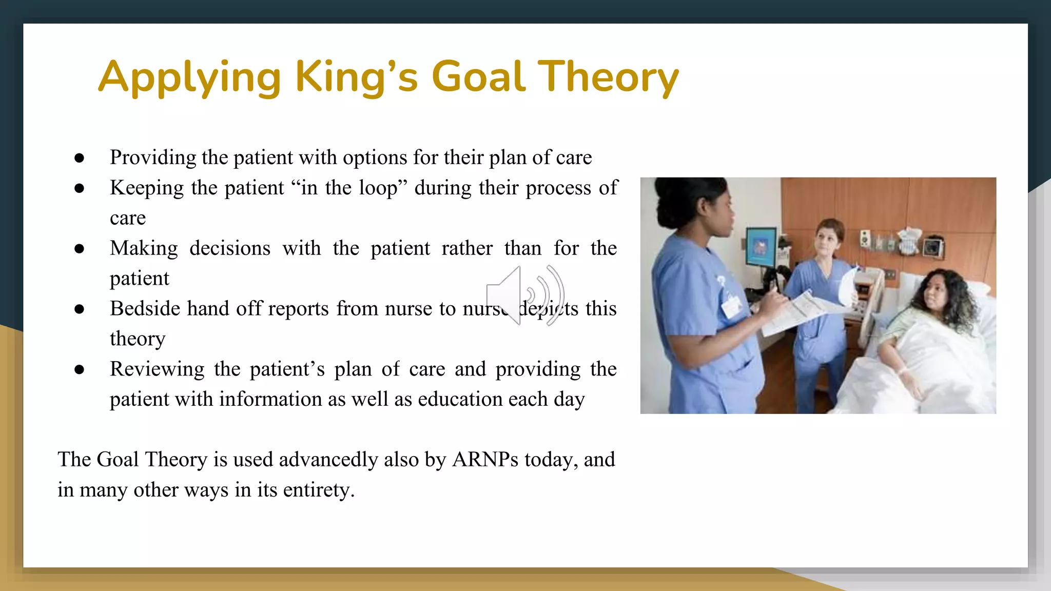 King goal attainment theory (3) | PPTX