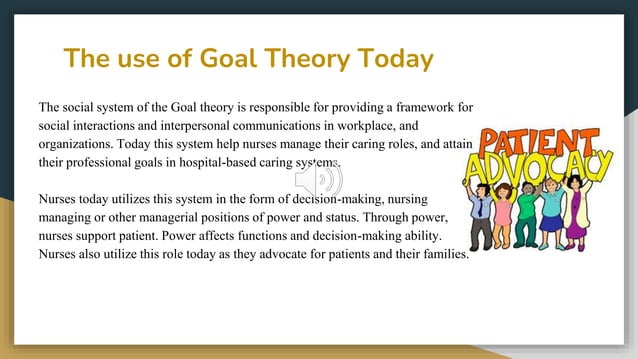King goal attainment theory (3) | PPTX | Medical Health