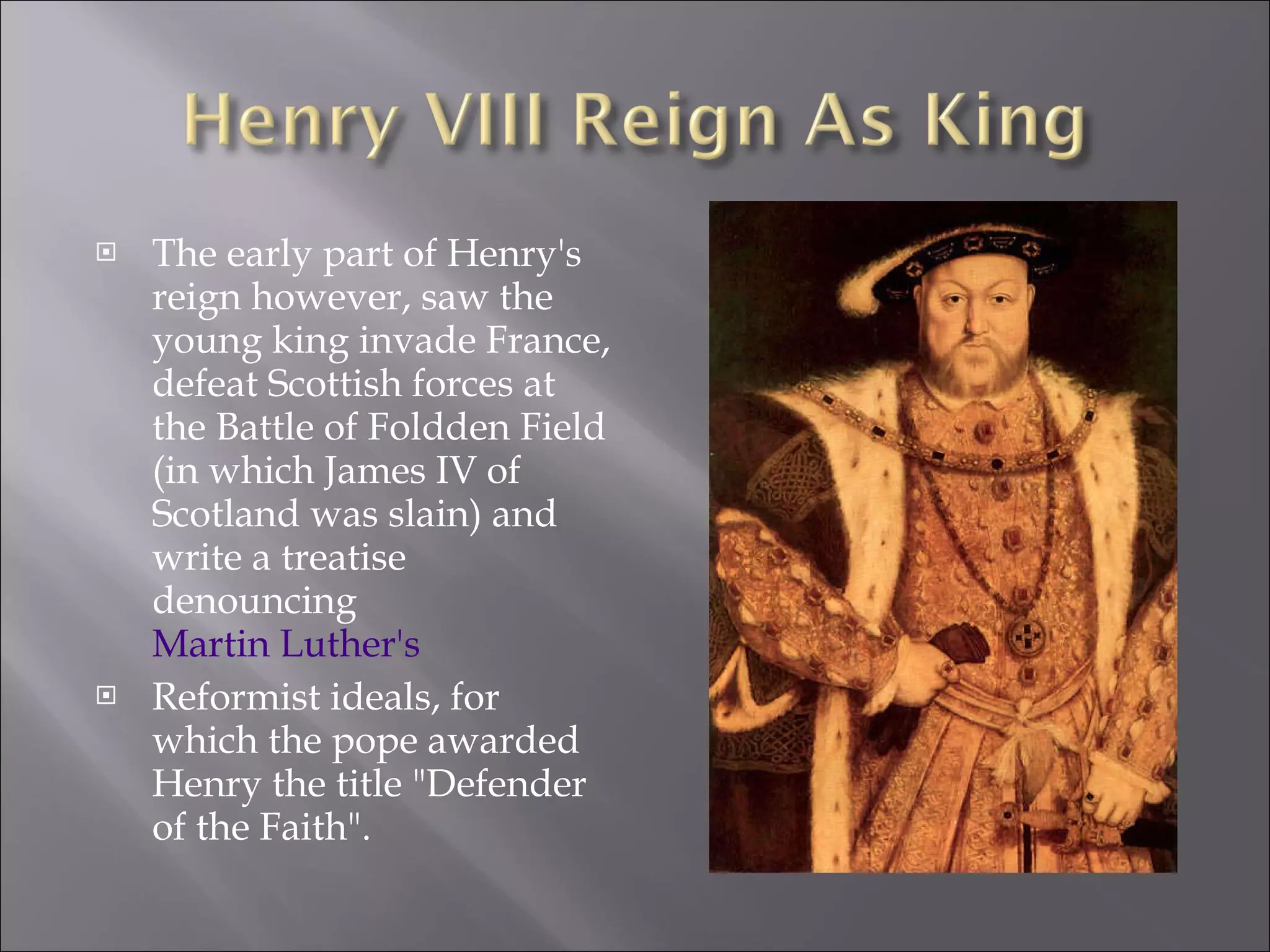 King Henry Viii | PPT