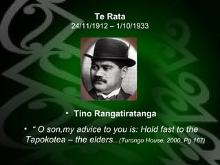 The Kingitanga Movement | PPT