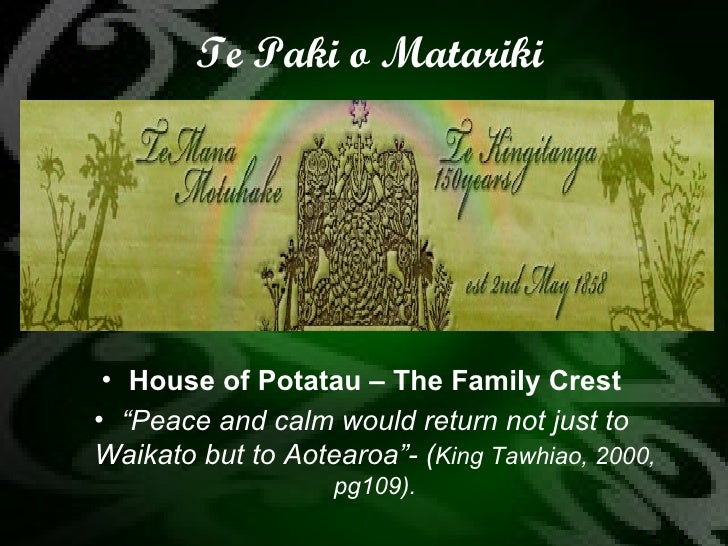 The Kingitanga Movement