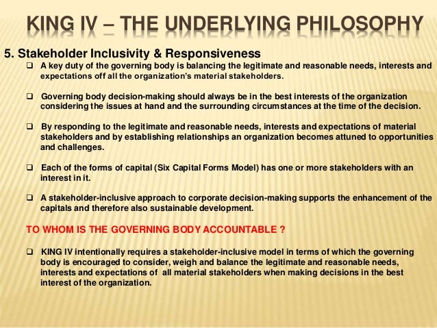 KING IV Report On Corporate Governance In South Africa Part I