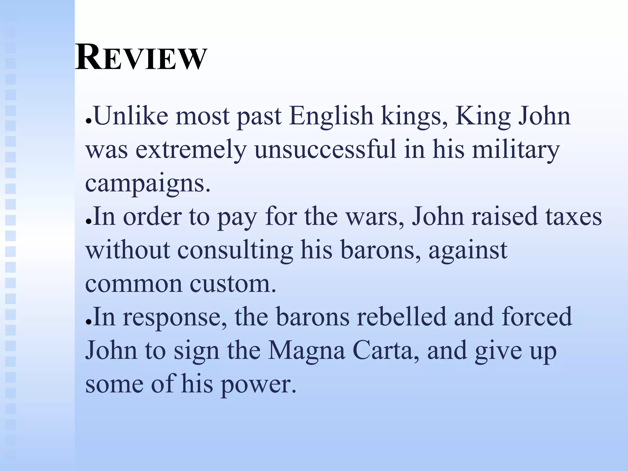 King john and magna carta | PPTX