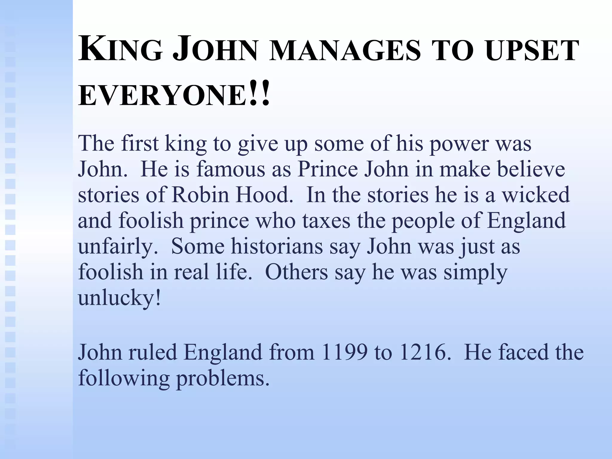 King john and magna carta | PPTX