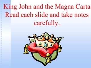 King john and magna carta | PPTX | Christianity | Religion & Spirituality