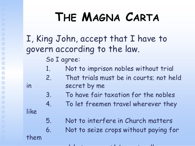 King john and magna carta