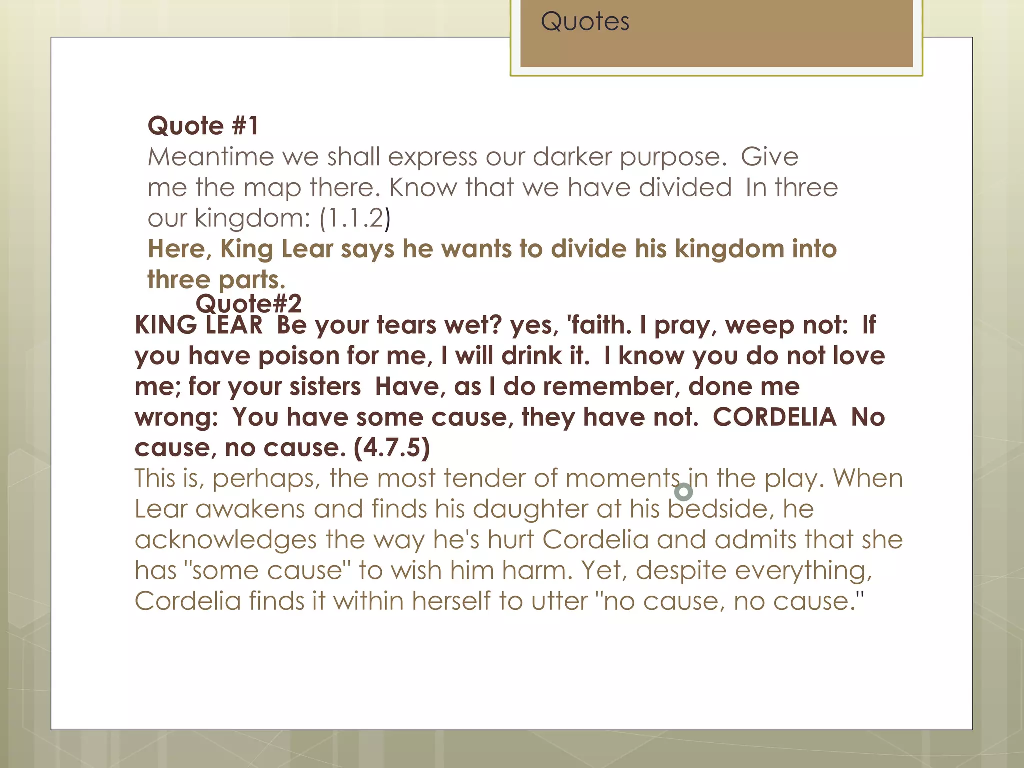King lear | PPTX