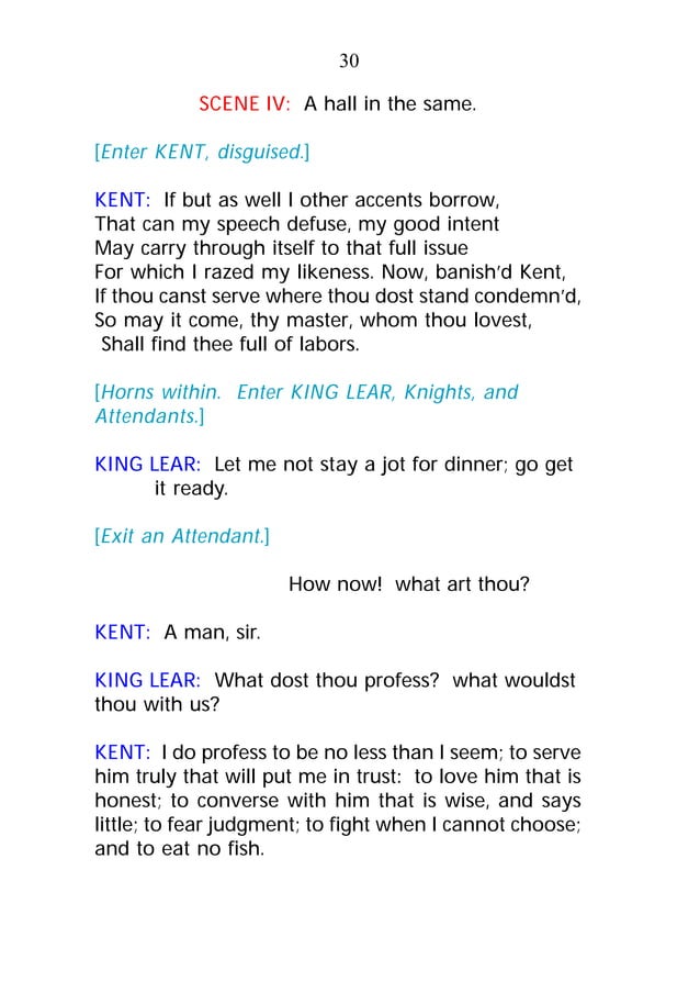 Shakespeare - King lear play | PDF