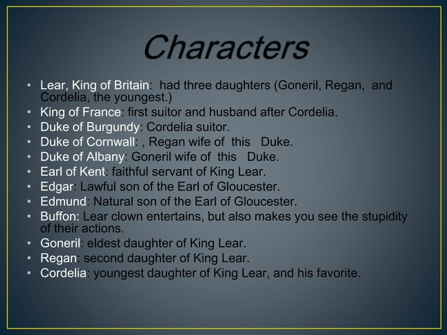 The King lear | PPT