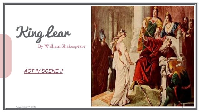King lear by William Shakespeare | PPTX