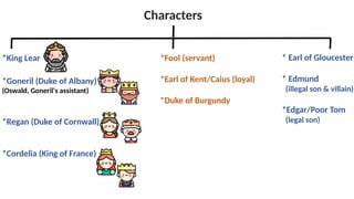 King Lear is a drama by William Shakespeare | PPTX