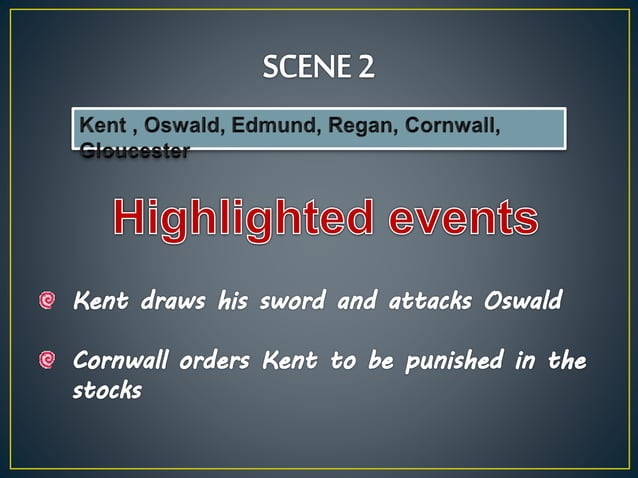 King lear act 2, scene 2&3 | PPTX | Crime & Harmful Acts to Individuals ...