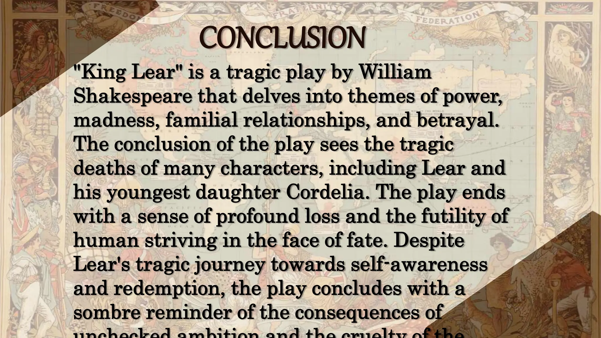 Shakespeare's novel KING LEAR by THE DREMERS.pptx | Poetry | Books and Literature