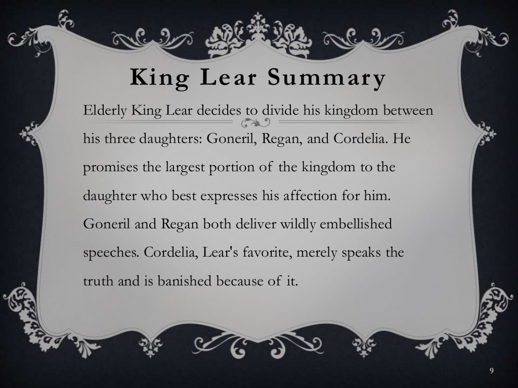 Presentation on King Lear by William Shakespeare