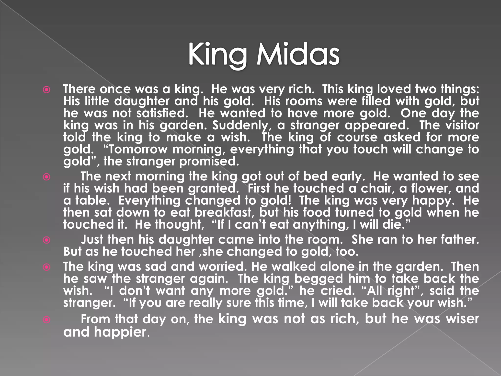 King midas | PPTX