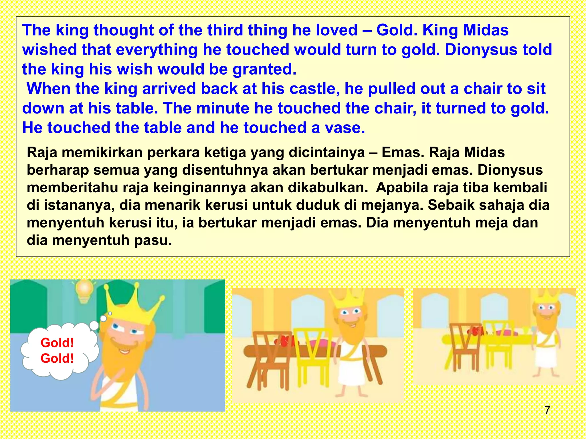 King Midas and The Golden Touch - A Story with Life Lessons (English ...