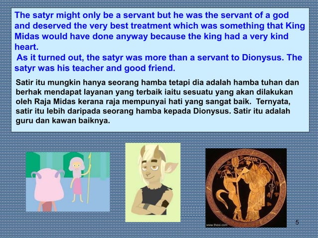 King Midas and The Golden Touch - A Story with Life Lessons (English & Malay).pptx