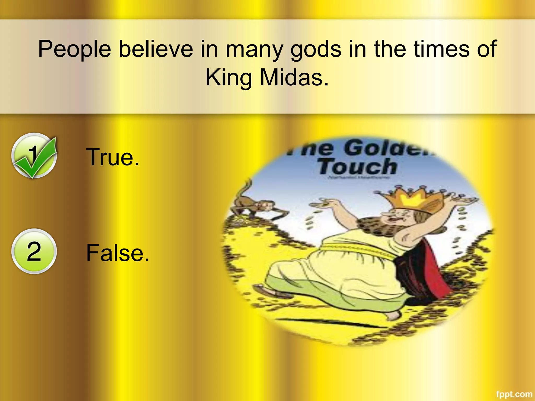King Midas & the Golden Touch | PPT