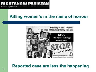 Honour Killing By Nazakat Ali Shaikh ( Adv) | PPT