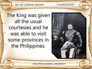 King norodom I of Cambodia and his love in the Philippines | PPTX