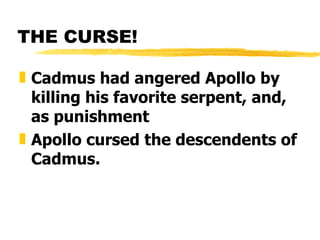 King oedipus presentation | PPT