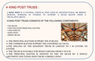 KING & QUEEN POST TRUSS | PPTX