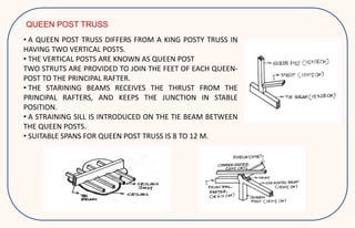 KING & QUEEN POST TRUSS | PPTX