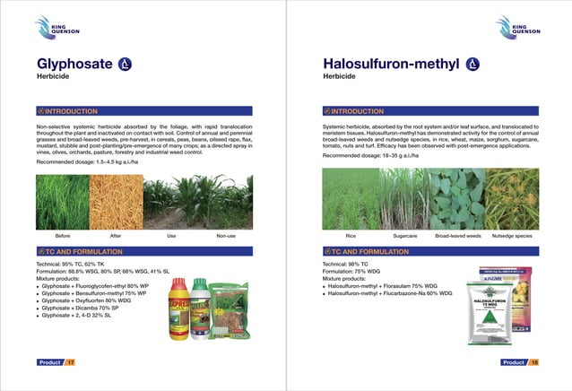 King Quenson China herbicide manufacturer | PPT