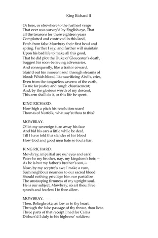 King richard ii - william shakespeare | PDF