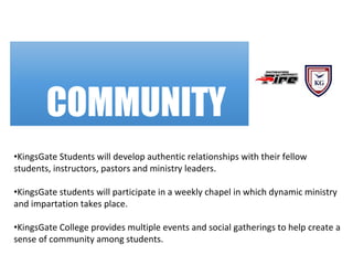 KingsgateCollege.com Info Packet | PPTX