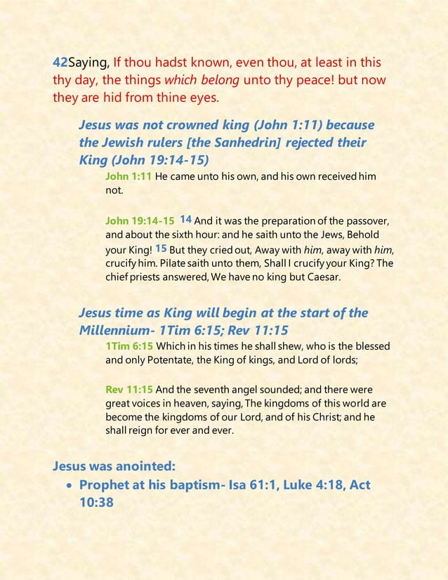 Kingship of Jesus | PDF