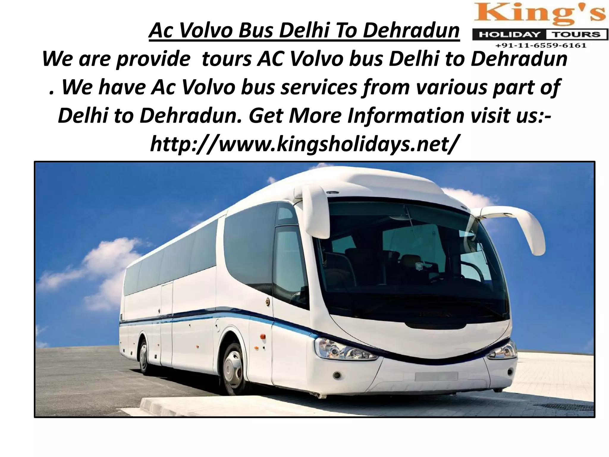 ac volvo bus delhi to haridwar | PDF