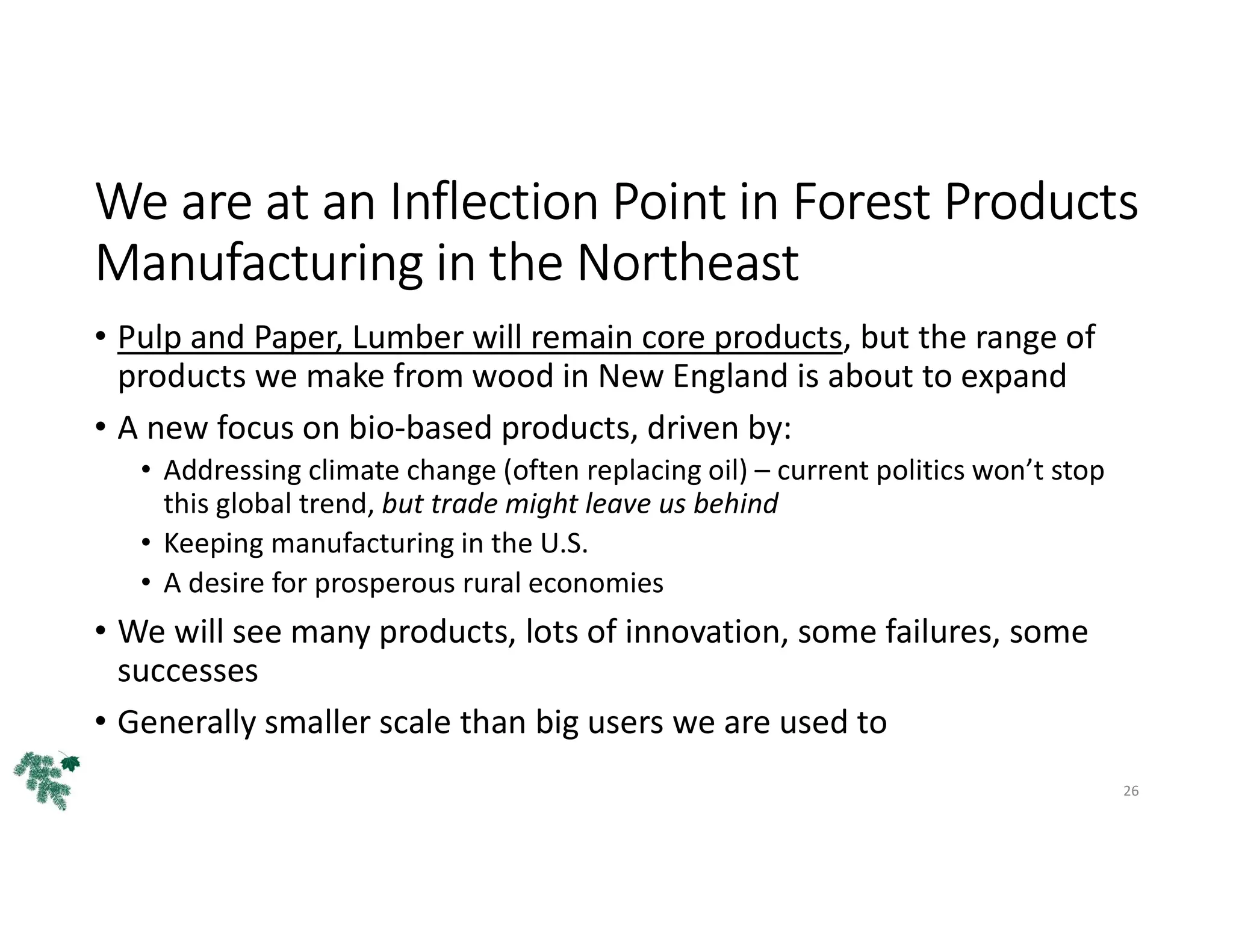 Disruptive Forces Impacting the Forest Industry October 2025 | PDF