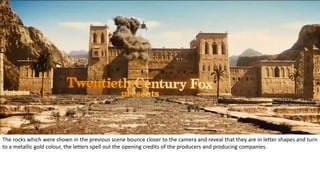 Kingsman film opening analysis - Regan | PPTX