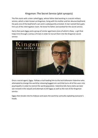 Kingsman media synopsis | PDF