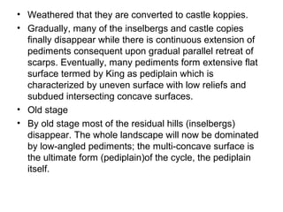 King's model-Geomorhology Chapter | PPT