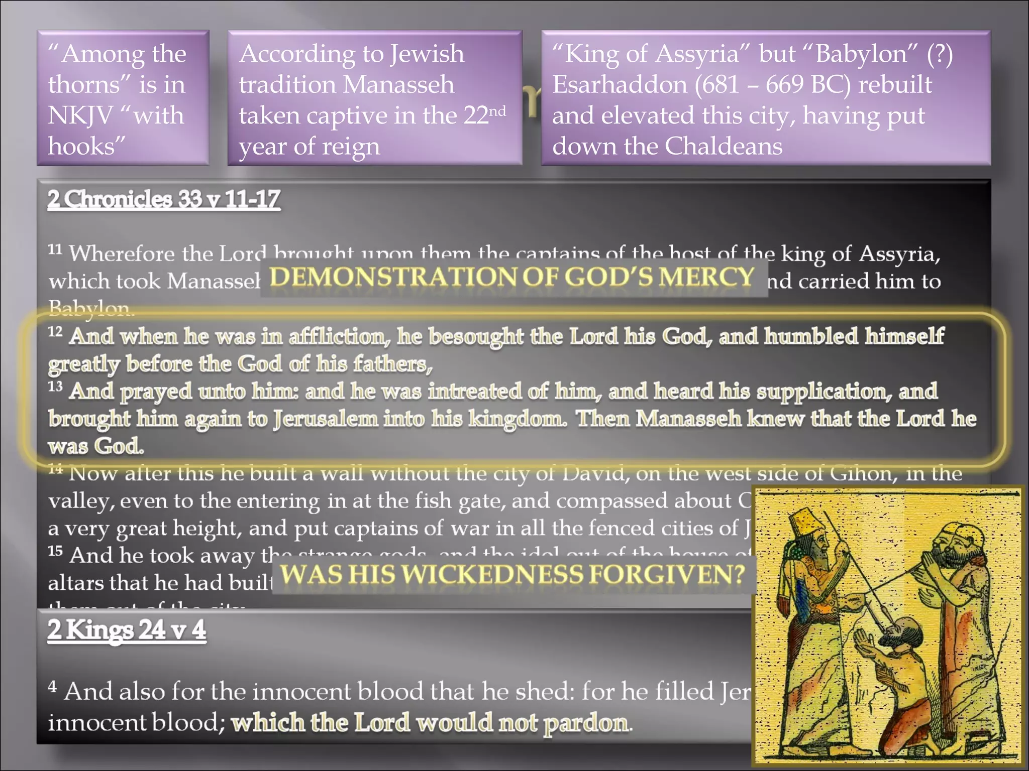 Kings Of Israel & Judah Manasseh (Slideshare) | PPT