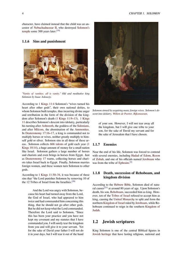 Kings of Israel King Solomon A Full Study of Solomon and Solomon’s ...