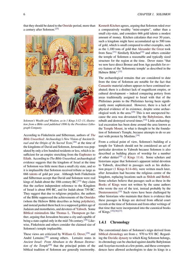 Kings of Israel King Solomon A Full Study of Solomon and Solomon’s ...