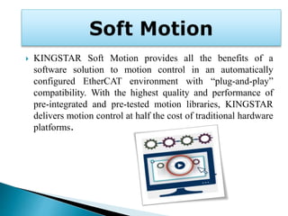 King star for motion control and machine vision | PPTX | Computing | Technology & Computing
