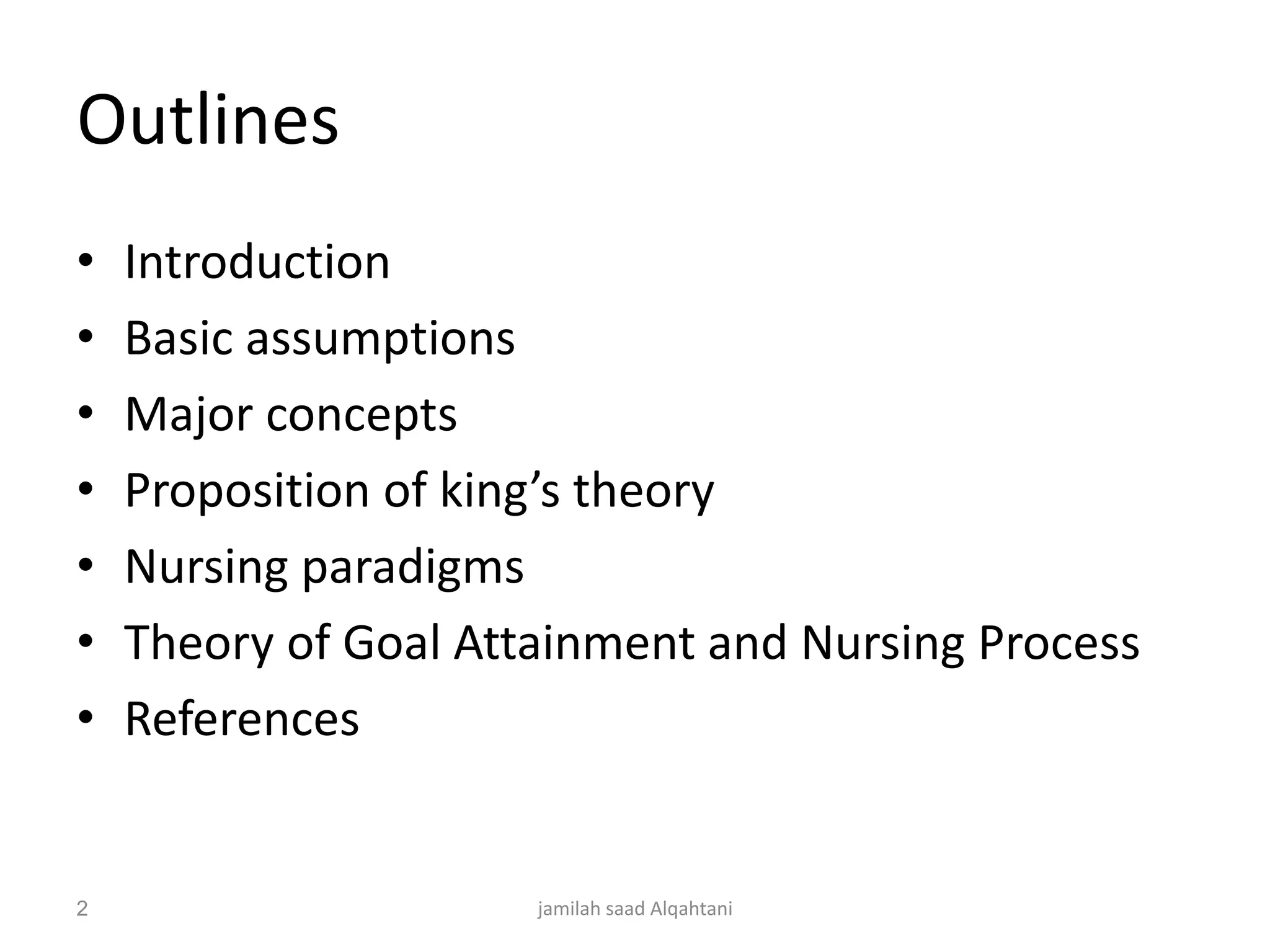 King's theory | PPTX