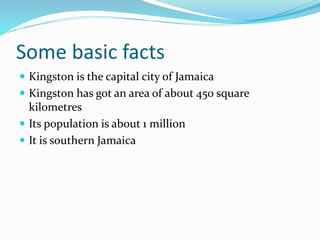 Kingston fact sheet | PPT