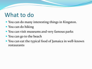 Kingston fact sheet | PPT