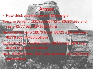 King Tiger Tank | PPT