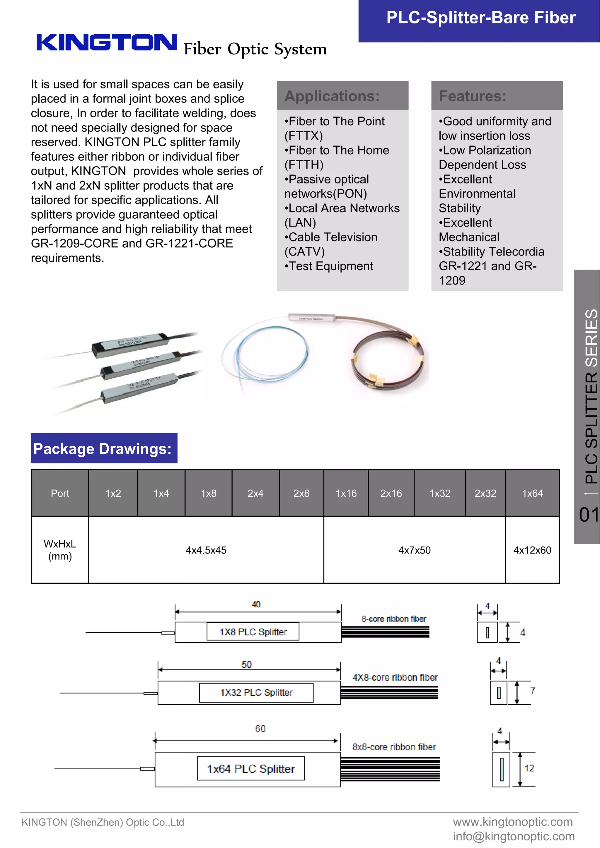 Kington plc splitter | PDF